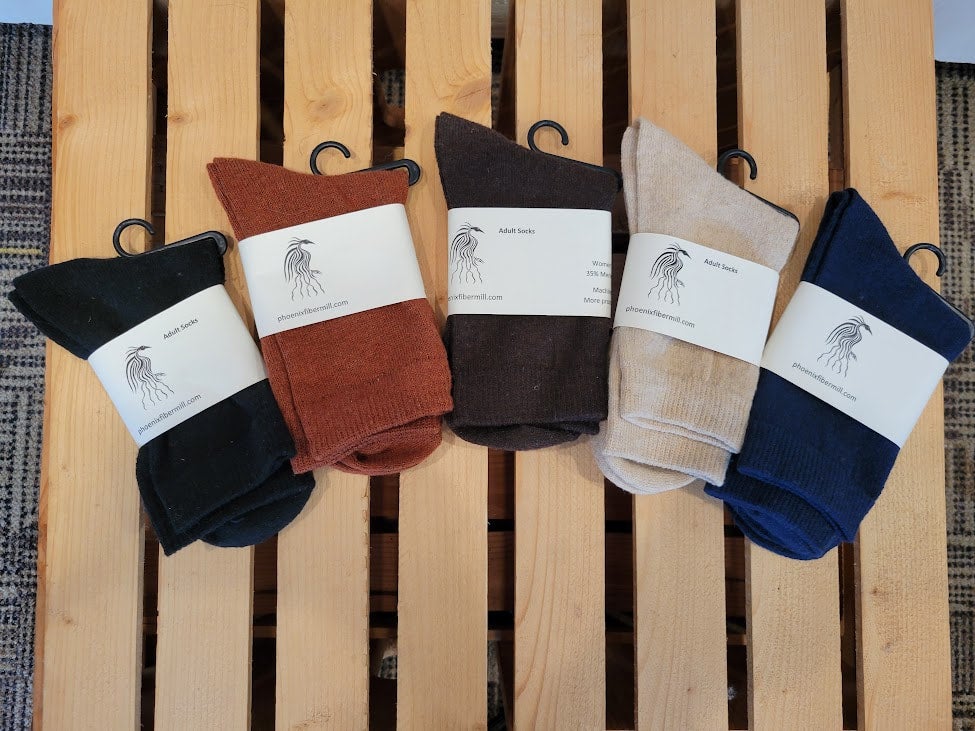 angora wool socks